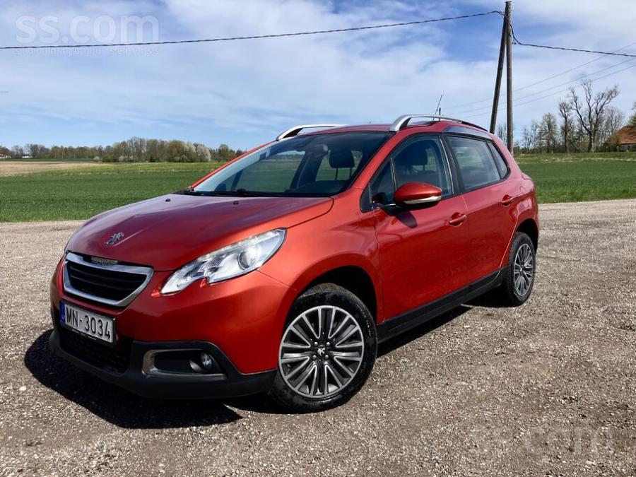 Red Peugeot 2008 2015 in Talsi, with an engine capacity of 1.60 L and mileage of 0 thousand km for 4500 €, photo 8 on AUTOMOTO.COM.LV