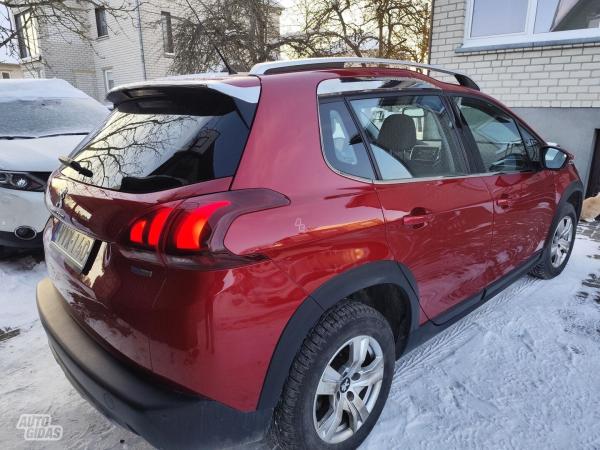 Sarkans Peugeot 2008 2016 Telšiai, ar dzinēja tilpumu 1.20 L un nobraukumu 118 tūkst. km par 4950 €, foto 4 vietnē AUTOMOTO.COM.LV