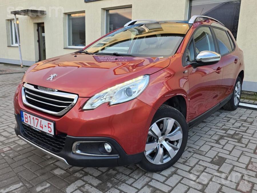 Red Peugeot 2008 2016 in Kuldiga, with an engine capacity of 1.20 L and mileage of 131 thousand km for 6800 €, photo 1 on AUTOMOTO.COM.LV