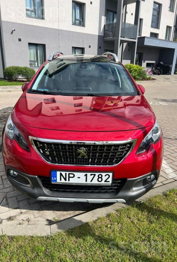 Sarkans Peugeot 2008 2016 Rīga, ar dzinēja tilpumu 1.20 L un nobraukumu 110 tūkst. km par 8100 €, foto 1 vietnē AUTOMOTO.COM.LV