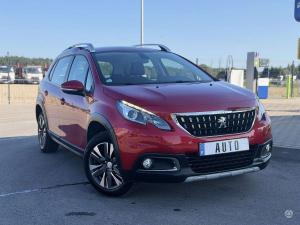 Sarkans Peugeot 2008 2016 Tauragė, ar dzinēja tilpumu 1.20 L un nobraukumu 115 tūkst. km par 4499 €, foto  vietnē AUTOMOTO.COM.LV