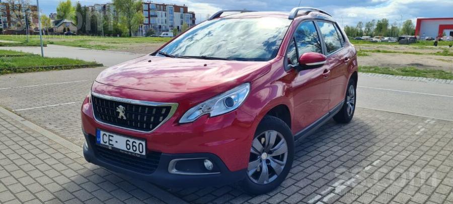 Red Peugeot 2008 2017 in Riga, with an engine capacity of 1.20 L and mileage of 187 thousand km for 12450 €, photo 1 on AUTOMOTO.COM.LV