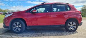 Red Peugeot 2008 2017 in Riga, with an engine capacity of 1.20 L and mileage of 187 thousand km for 12450 €, photo 4 on AUTOMOTO.COM.LV