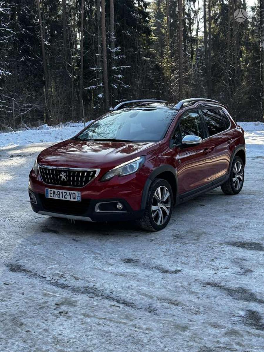 Red Peugeot 2008 2017 in Taurage, with an engine capacity of 1.20 L and mileage of 123 thousand km for 7300 €, photo 6 on AUTOMOTO.COM.LV