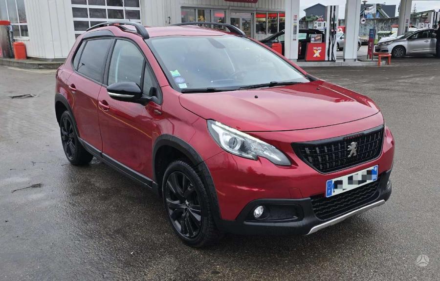 Red Peugeot 2008 2018 in Taurage, with an engine capacity of 1.20 L and mileage of 149 thousand km for 5900 €, photo 1 on AUTOMOTO.COM.LV