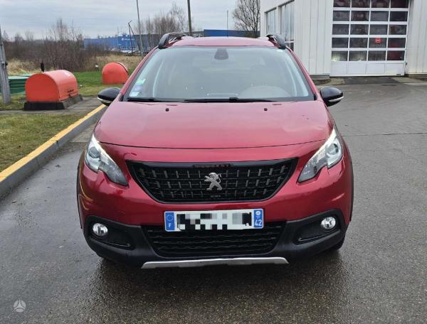Sarkans Peugeot 2008 2018 Tauragė, ar dzinēja tilpumu 1.20 L un nobraukumu 149 tūkst. km par 5900 €, foto 2 vietnē AUTOMOTO.COM.LV