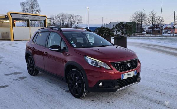 Red Peugeot 2008 2018 in Taurage, with an engine capacity of 1.20 L and mileage of 149 thousand km for 5800 €, photo 1 on AUTOMOTO.COM.LV