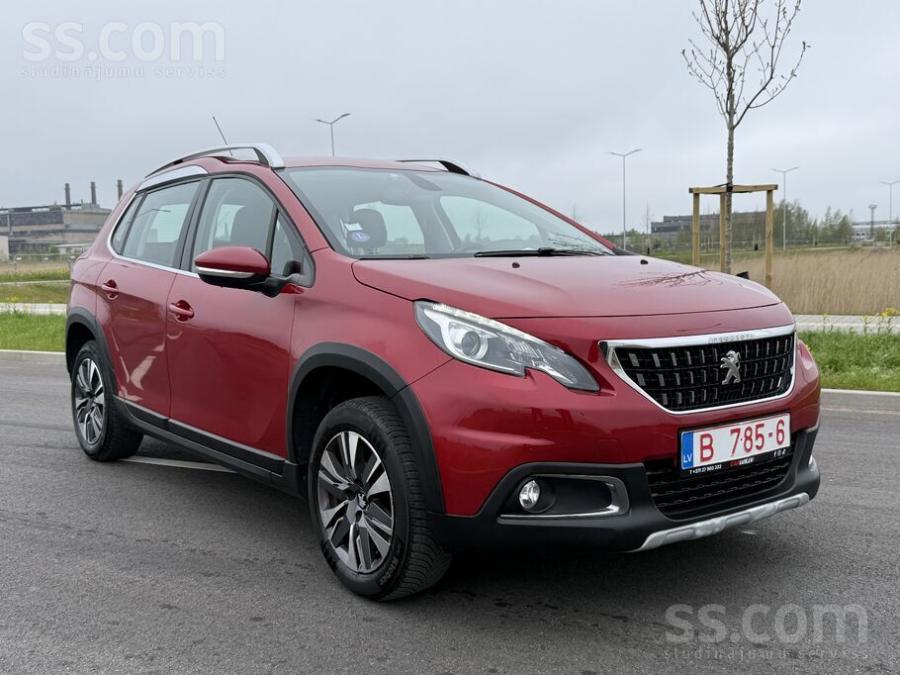 Sarkans Peugeot 2008 2018 Liepāja, ar dzinēja tilpumu 1.20 L un nobraukumu 110 tūkst. km par 8400 €, foto 1 vietnē AUTOMOTO.COM.LV