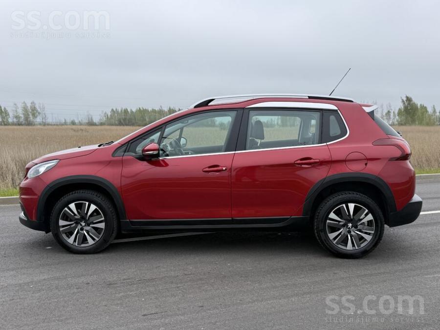 Sarkans Peugeot 2008 2018 Liepāja, ar dzinēja tilpumu 1.20 L un nobraukumu 110 tūkst. km par 8400 €, foto 7 vietnē AUTOMOTO.COM.LV