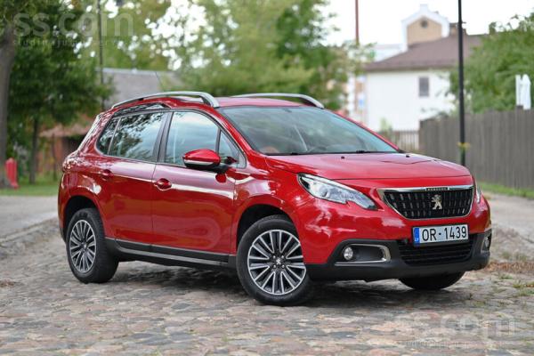 Sarkans Peugeot 2008 2018 Jelgava, ar dzinēja tilpumu 1.20 L un nobraukumu 137 tūkst. km par 6999 €, foto 2 vietnē AUTOMOTO.COM.LV