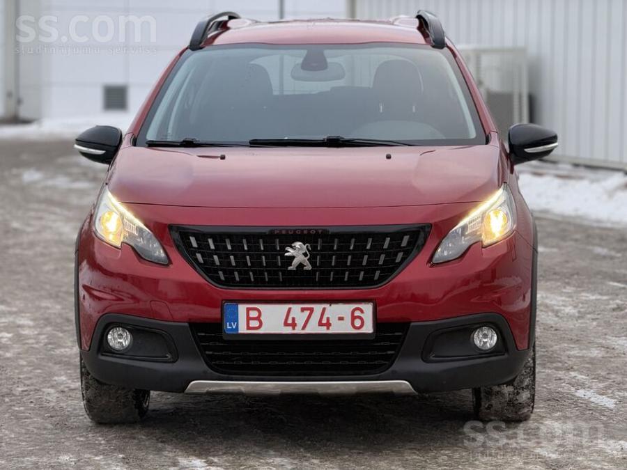 Red Peugeot 2008 2018 in Riga, with an engine capacity of 1.20 L and mileage of 123 thousand km for 7370 €, photo 6 on AUTOMOTO.COM.LV