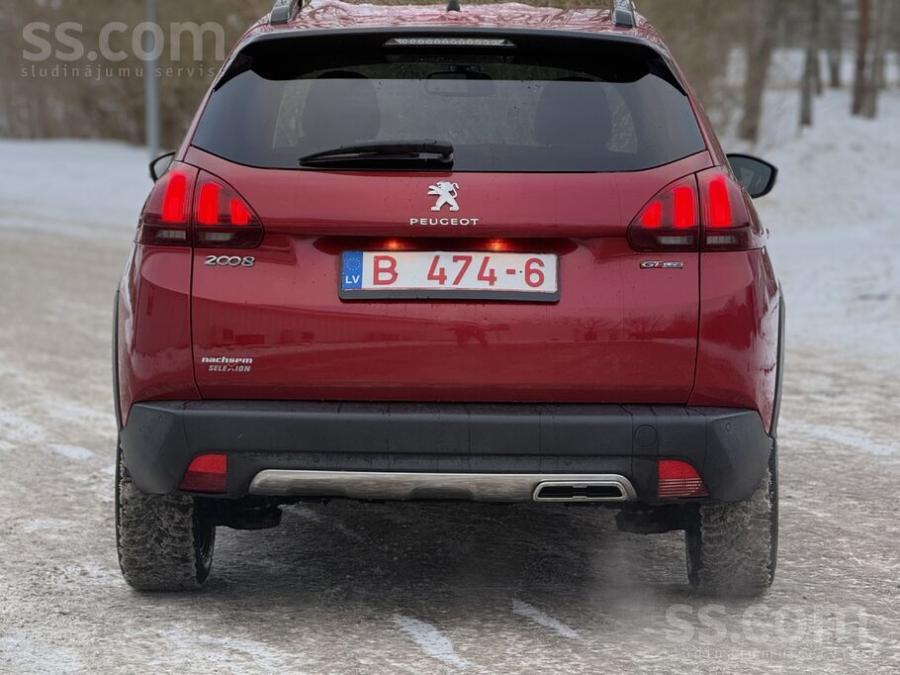 Red Peugeot 2008 2018 in Riga, with an engine capacity of 1.20 L and mileage of 123 thousand km for 7370 €, photo 7 on AUTOMOTO.COM.LV