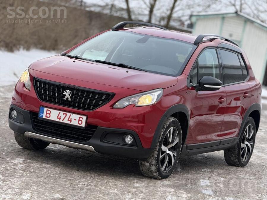 Red Peugeot 2008 2018 in Riga, with an engine capacity of 1.20 L and mileage of 123 thousand km for 7370 €, photo 8 on AUTOMOTO.COM.LV