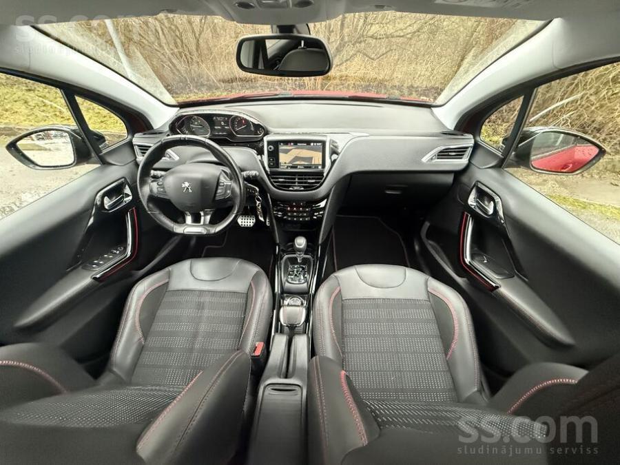 Red Peugeot 2008 2018 in Riga, with an engine capacity of 1.20 L and mileage of 123 thousand km for 7370 €, photo 18 on AUTOMOTO.COM.LV