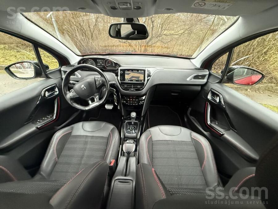 Red Peugeot 2008 2018 in Riga, with an engine capacity of 1.20 L and mileage of 123 thousand km for 7370 €, photo 23 on AUTOMOTO.COM.LV