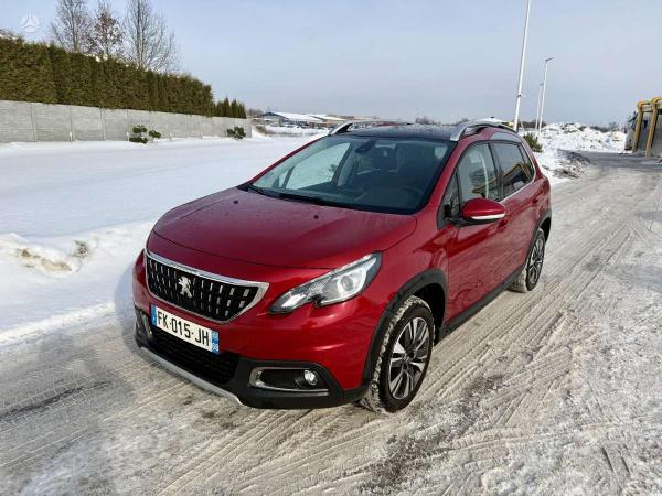 Sarkans Peugeot 2008 2019 Tauragė, ar dzinēja tilpumu 1.20 L un nobraukumu 130 tūkst. km par 6300 €, foto 1 vietnē AUTOMOTO.COM.LV
