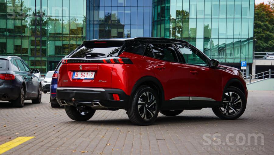 Red Peugeot 2008 2020 in Riga, with an engine capacity of 1.20 L and mileage of 113 thousand km for 13950 €, photo 6 on AUTOMOTO.COM.LV