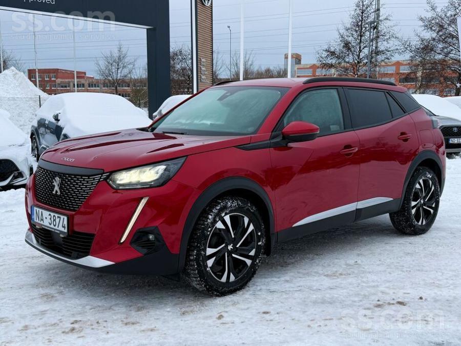 Red Peugeot 2008 2021 in Liepaja, with an engine capacity of 1.20 L and mileage of 83 thousand km for 17900 €, photo 3 on AUTOMOTO.COM.LV
