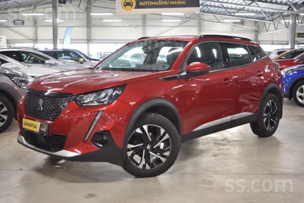 Red Peugeot 2008 2021 in Riga, with an engine capacity of 1.20 L and mileage of 35 thousand km for 16700 €, photo 1 on AUTOMOTO.COM.LV