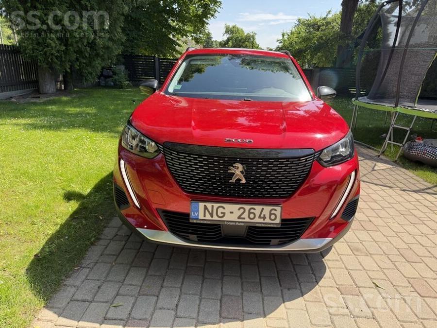 Sarkans Peugeot 2008 2022 Rīga, ar dzinēja tilpumu 1.50 L un nobraukumu 75 tūkst. km par 16700 €, foto 3 vietnē AUTOMOTO.COM.LV