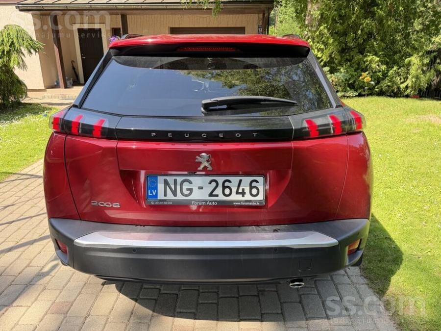 Sarkans Peugeot 2008 2022 Rīga, ar dzinēja tilpumu 1.50 L un nobraukumu 75 tūkst. km par 16700 €, foto 5 vietnē AUTOMOTO.COM.LV
