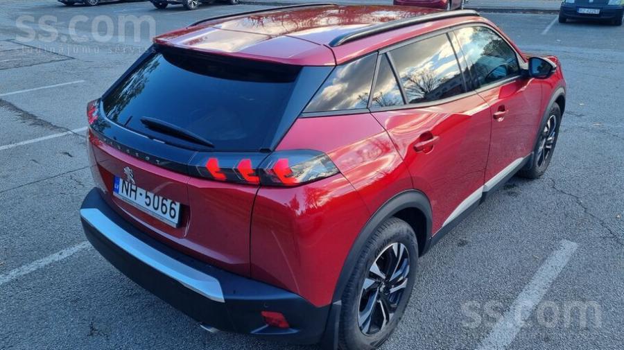 Red Peugeot 2008 2022 in Riga, with an engine capacity of 1.50 L and mileage of 87 thousand km for 14500 €, photo 5 on AUTOMOTO.COM.LV
