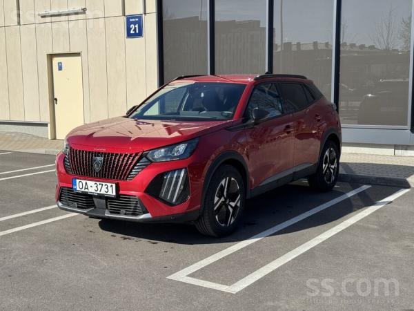 Sarkans Peugeot 2008 2024 Rīga, ar dzinēja tilpumu 1.20 L un nobraukumu 25 tūkst. km par 21500 €, foto 1 vietnē AUTOMOTO.COM.LV