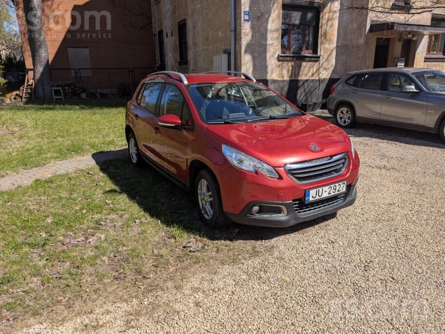 Sarkans Peugeot 2008 2014 Rīga, ar dzinēja tilpumu 1.40 L un nobraukumu 176 tūkst. km par 4300 €, foto 1 vietnē AUTOMOTO.COM.LV
