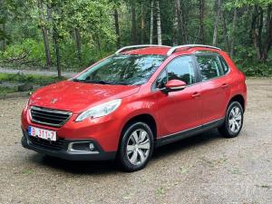 Red Peugeot 2008 2014 in Riga, with an engine capacity of 1.60 L and mileage of 0 thousand km for 6199 €, photo  on AUTOMOTO.COM.LV