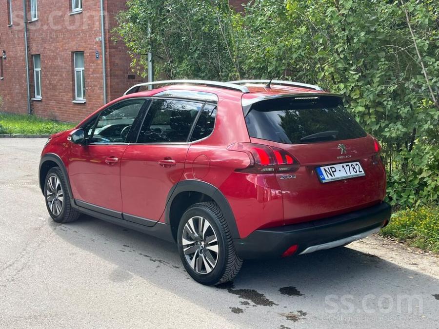 Red Peugeot 2008 2016 in Riga, with an engine capacity of 1.20 L and mileage of 0 thousand km for 7899 €, photo 4 on AUTOMOTO.COM.LV