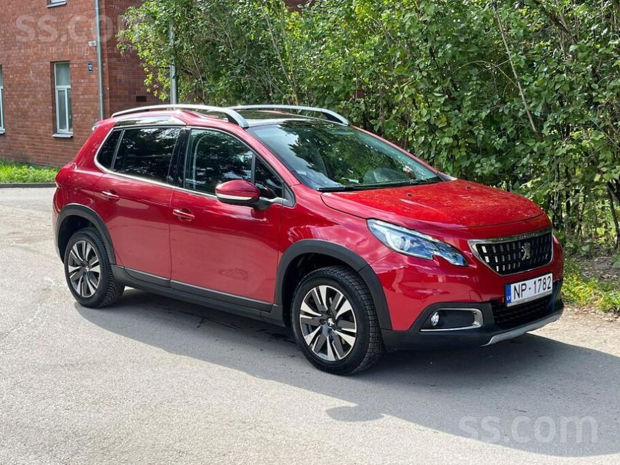 Red Peugeot 2008 2016 in Riga, with an engine capacity of 1.20 L and mileage of 0 thousand km for 7899 €, photo 8 on AUTOMOTO.COM.LV