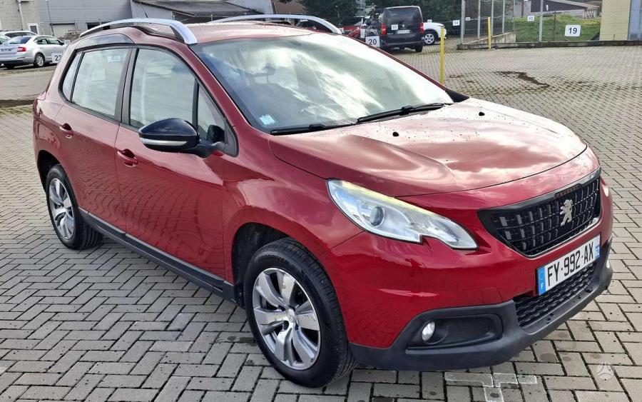 Sarkans Peugeot 2008 2016 Tauragė, ar dzinēja tilpumu 1.20 L un nobraukumu 127 tūkst. km par 4200 €, foto 1 vietnē AUTOMOTO.COM.LV