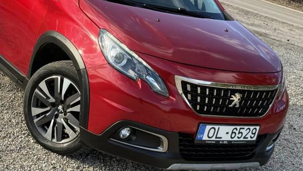 Red Peugeot 2008 2018 in Jurmala, with an engine capacity of 1.20 L and mileage of 133 thousand km for 6950 €, photo 4 on AUTOMOTO.COM.LV