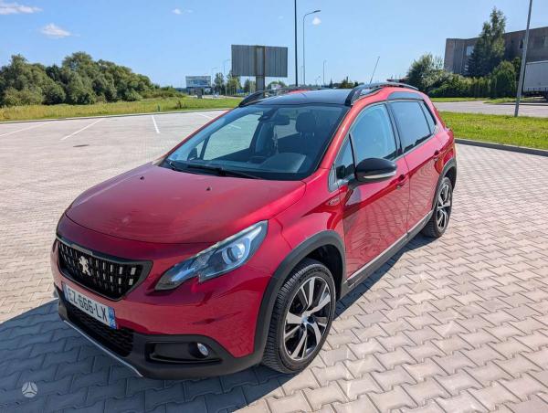 Sarkans Peugeot 2008 2018 Tauragė, ar dzinēja tilpumu 1.20 L un nobraukumu 137 tūkst. km par 5500 €, foto 1 vietnē AUTOMOTO.COM.LV