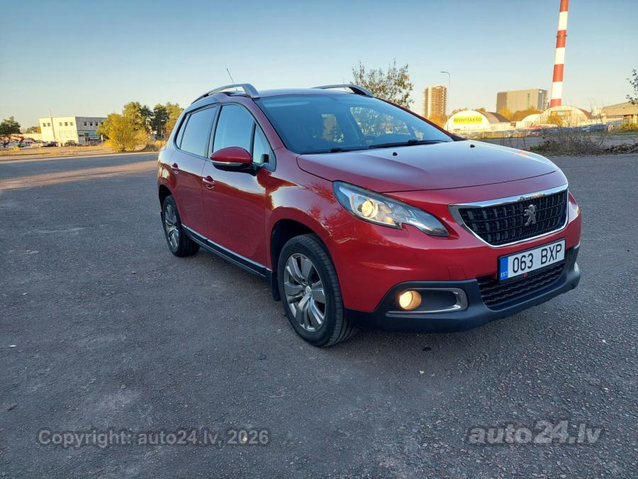 Sarkans Peugeot 2008 2018 Tallina, ar dzinēja tilpumu 1.20 L un nobraukumu 88 tūkst. km par 7700 €, foto 3 vietnē AUTOMOTO.COM.LV