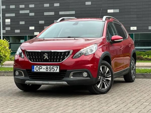 Red Peugeot 2008 2016 in Jelgava, with an engine capacity of 1.20 L and mileage of 188 thousand km for 6990 €, photo 1 on AUTOMOTO.COM.LV