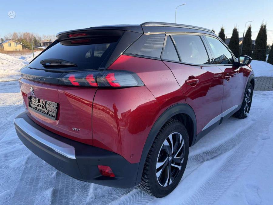 Red Peugeot 2008 2022 in Klaipeda, with an engine capacity of 0.00 L and mileage of 27 thousand km for 16700 €, photo 4 on AUTOMOTO.COM.LV