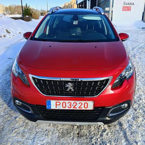 Red Peugeot 2008 2016 in Kaunas, with an engine capacity of 1.60 L and mileage of 1689 thousand km for 4350 €, photo 2 on AUTOMOTO.COM.LV