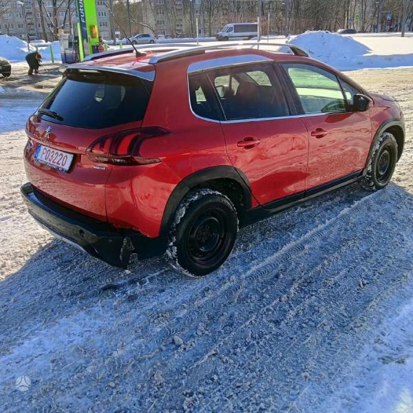 Red Peugeot 2008 2016 in Kaunas, with an engine capacity of 1.60 L and mileage of 1689 thousand km for 4350 €, photo 4 on AUTOMOTO.COM.LV