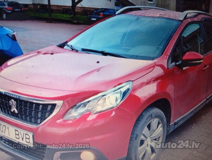 Red Peugeot 2008 2017 in Tallinn, with an engine capacity of 1.20 L and mileage of 81 thousand km for 7999 €, photo 2 on AUTOMOTO.COM.LV