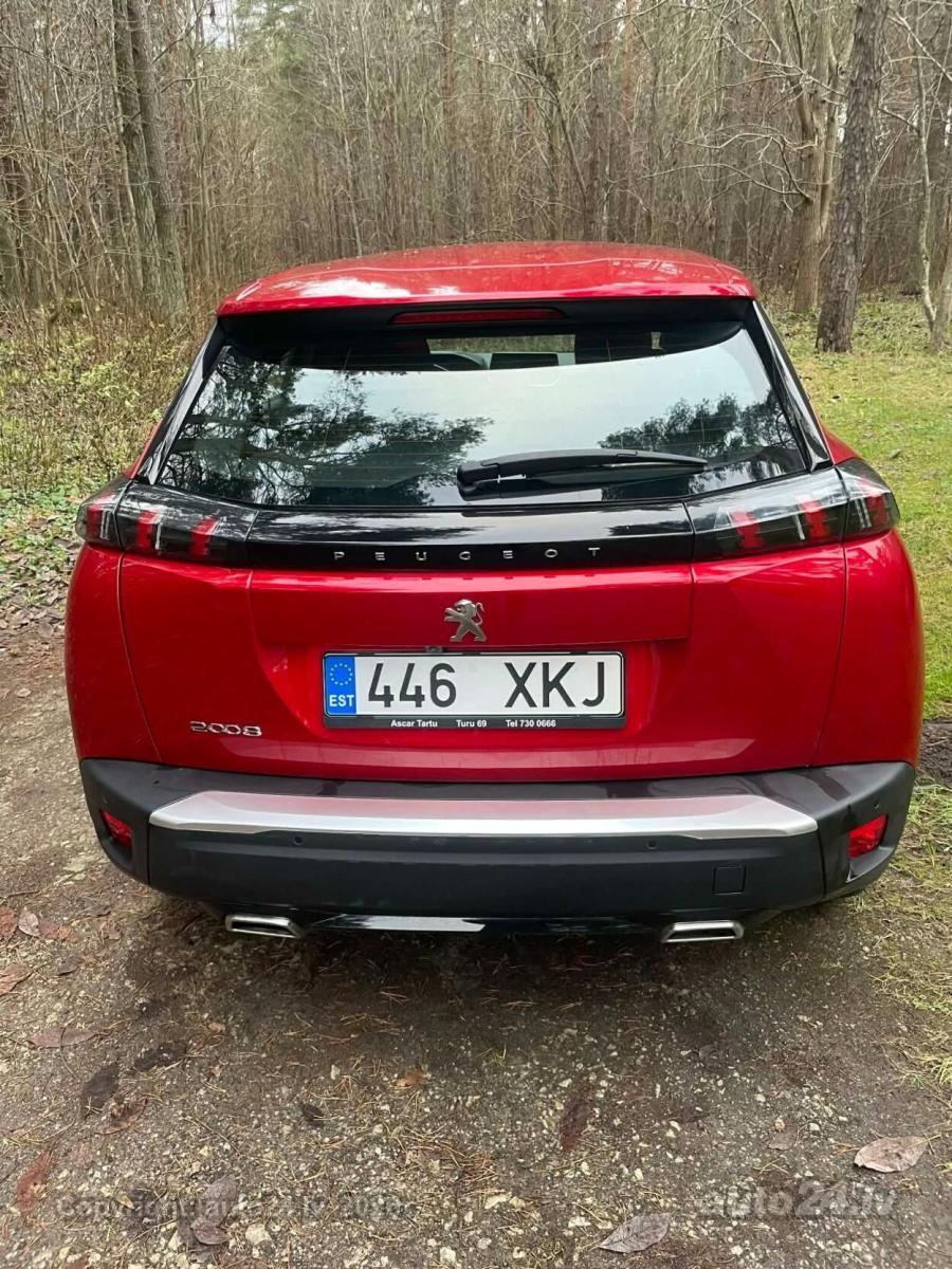 Sarkans Peugeot 2008 2023 Tallina, ar dzinēja tilpumu 1.20 L un nobraukumu 42 tūkst. km par 21000 €, foto 5 vietnē AUTOMOTO.COM.LV