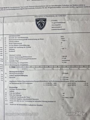Пежо 2008 2023 в Вильянди, объемом двигателя 0.00 л и пробегом 75 тыс. км за 15900 €, фото 13 на AUTOMOTO.COM.LV