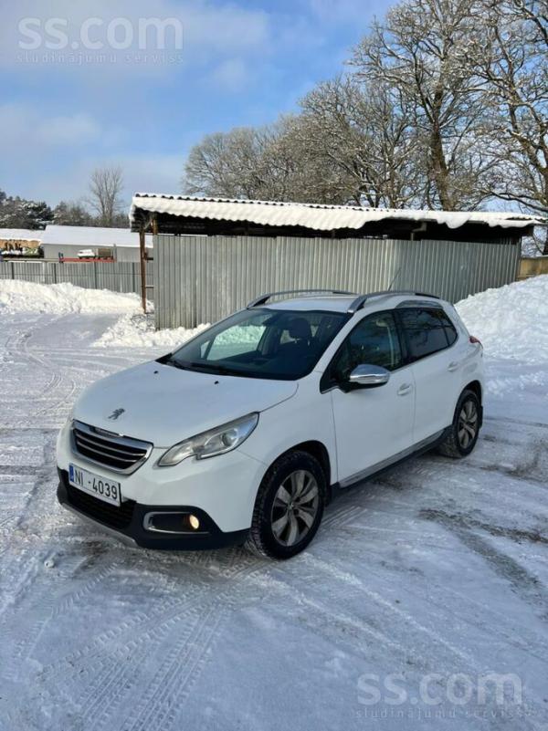White Peugeot 2008 2008 in Dobele, with an engine capacity of 1.60 L and mileage of 240 thousand km for 5600 €, photo 4 on AUTOMOTO.COM.LV