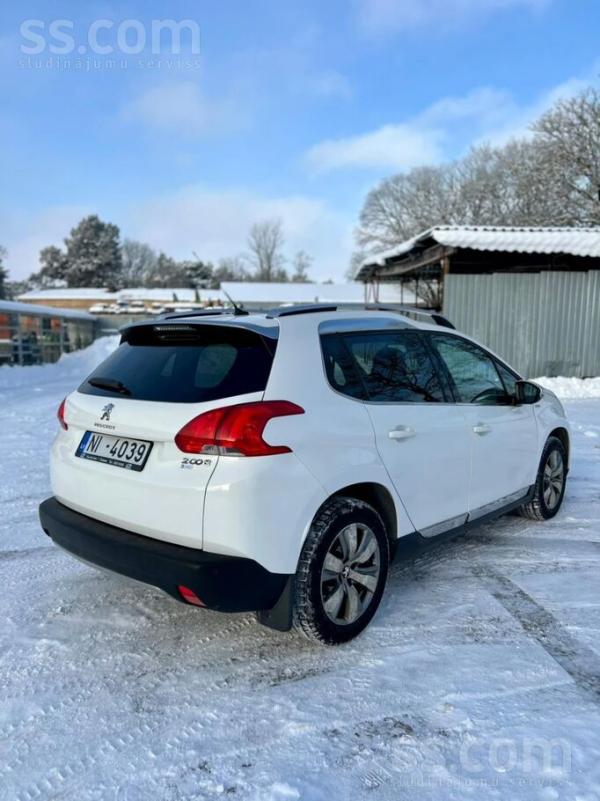 White Peugeot 2008 2008 in Dobele, with an engine capacity of 1.60 L and mileage of 240 thousand km for 5600 €, photo 6 on AUTOMOTO.COM.LV