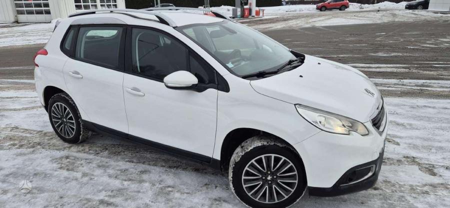 White Peugeot 2008 2014 in Taurage, with an engine capacity of 1.20 L and mileage of 121 thousand km for 3650 €, photo 10 on AUTOMOTO.COM.LV