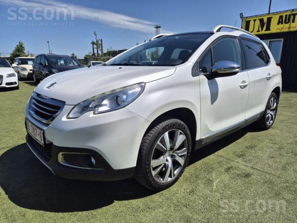 White Peugeot 2008 2015 in Liepaja, with an engine capacity of 1.20 L and mileage of 104 thousand km for 5900 €, photo 1 on AUTOMOTO.COM.LV