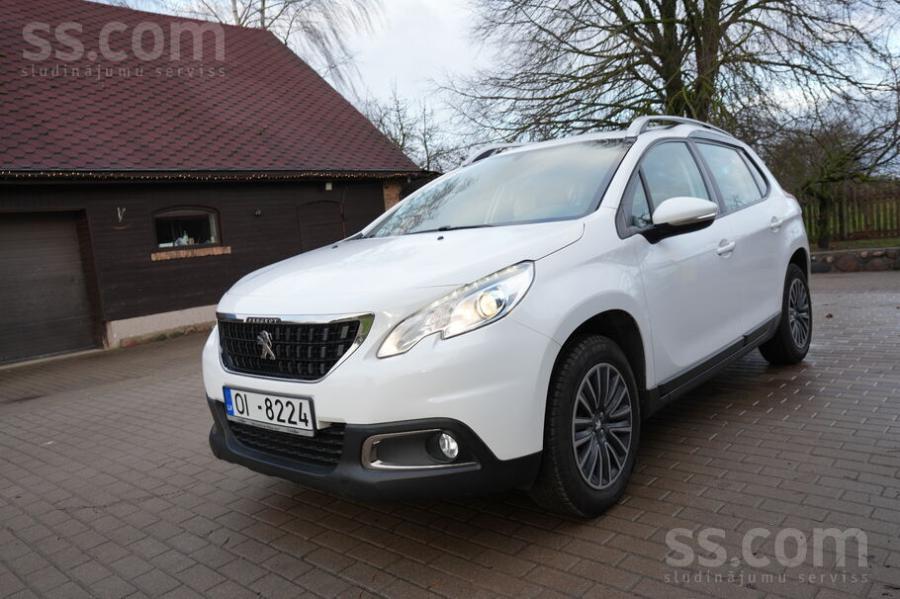 Balts Peugeot 2008 2016 Dobele, ar dzinēja tilpumu 1.20 L un nobraukumu 204 tūkst. km par 6700 €, foto 1 vietnē AUTOMOTO.COM.LV