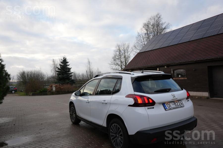 Balts Peugeot 2008 2016 Dobele, ar dzinēja tilpumu 1.20 L un nobraukumu 204 tūkst. km par 6700 €, foto 6 vietnē AUTOMOTO.COM.LV