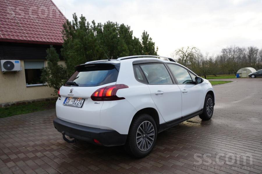 Balts Peugeot 2008 2016 Dobele, ar dzinēja tilpumu 1.20 L un nobraukumu 204 tūkst. km par 6700 €, foto 7 vietnē AUTOMOTO.COM.LV