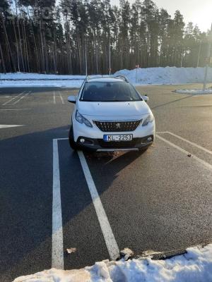 White Peugeot 2008 2016 in Riga, with an engine capacity of 1.20 L and mileage of 129 thousand km for 6700 €, photo 2 on AUTOMOTO.COM.LV
